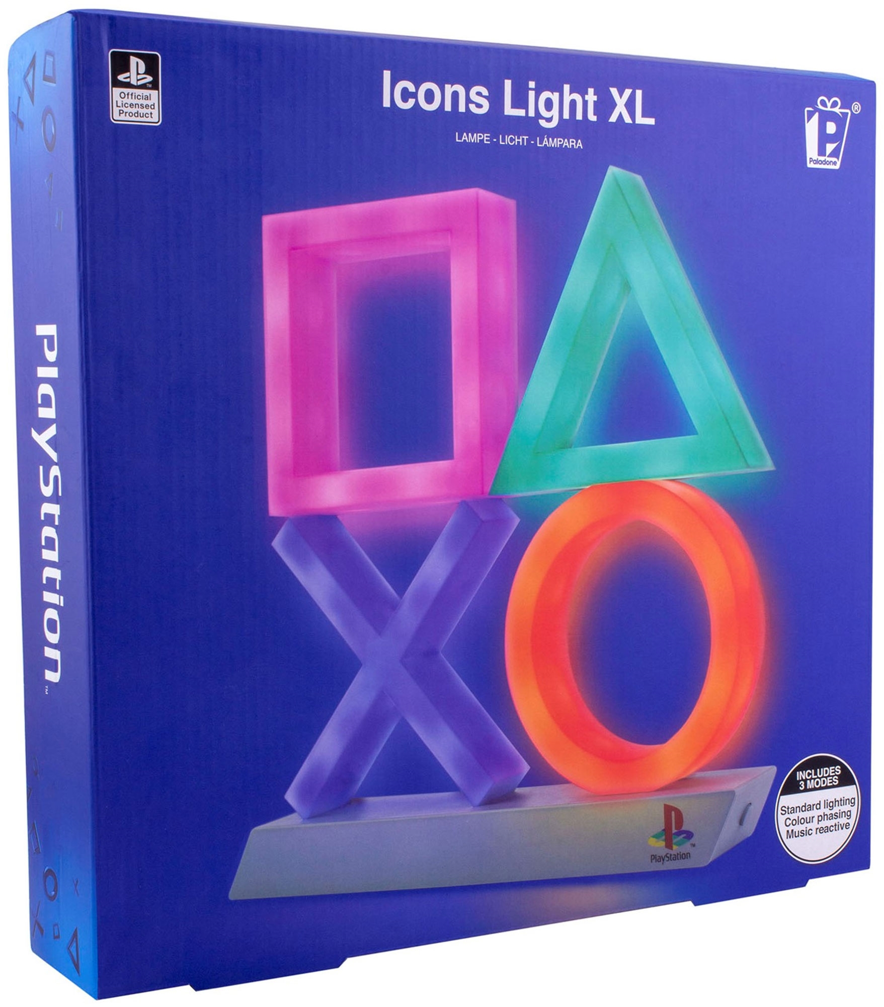 Paladone PlayStation Lampe Icons XL Flerfarvet LED